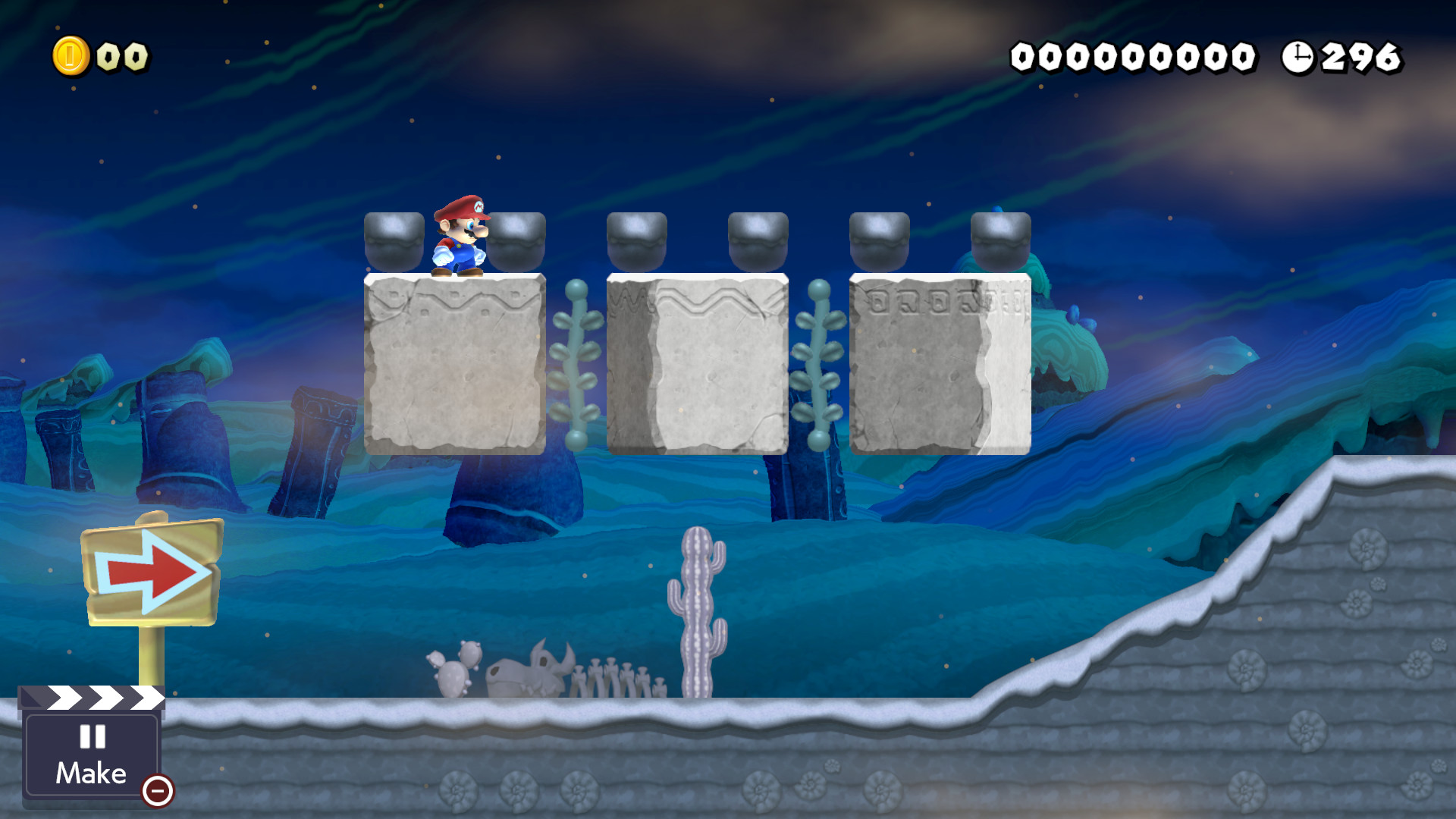 SMM2 - Snowy Desert Mod [Super Mario Maker 2] [Works In Progress]