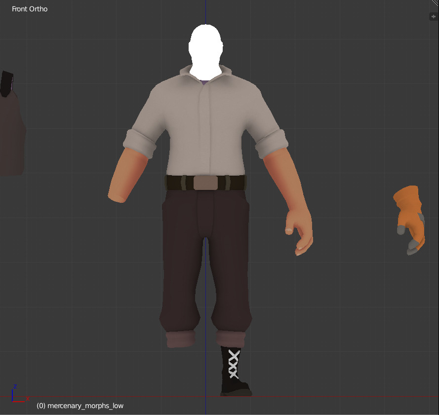 New mercenary textures. [Open Fortress] [Works In Progress]