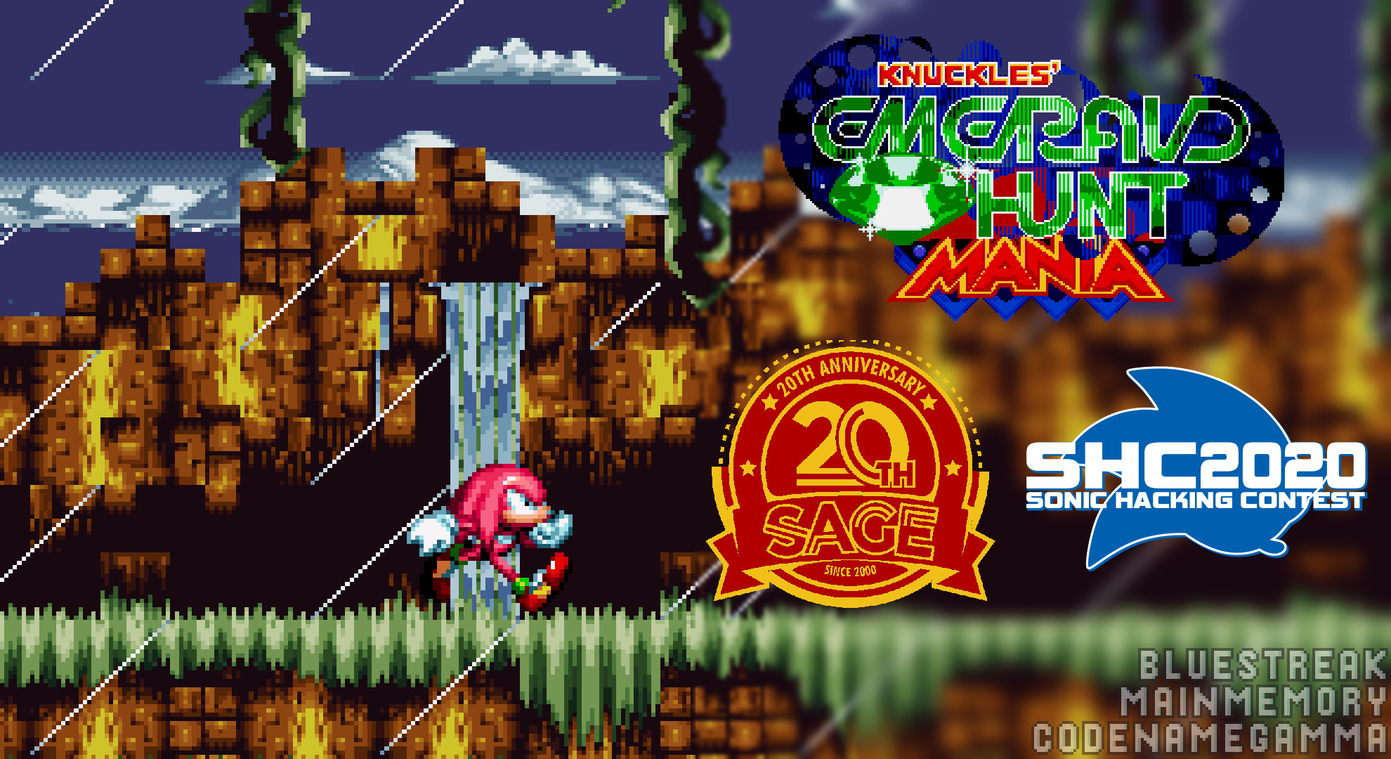 Knuckles' Emerald Hunt Mania Work In Progress for Sonic Mania | SM Works In Progress