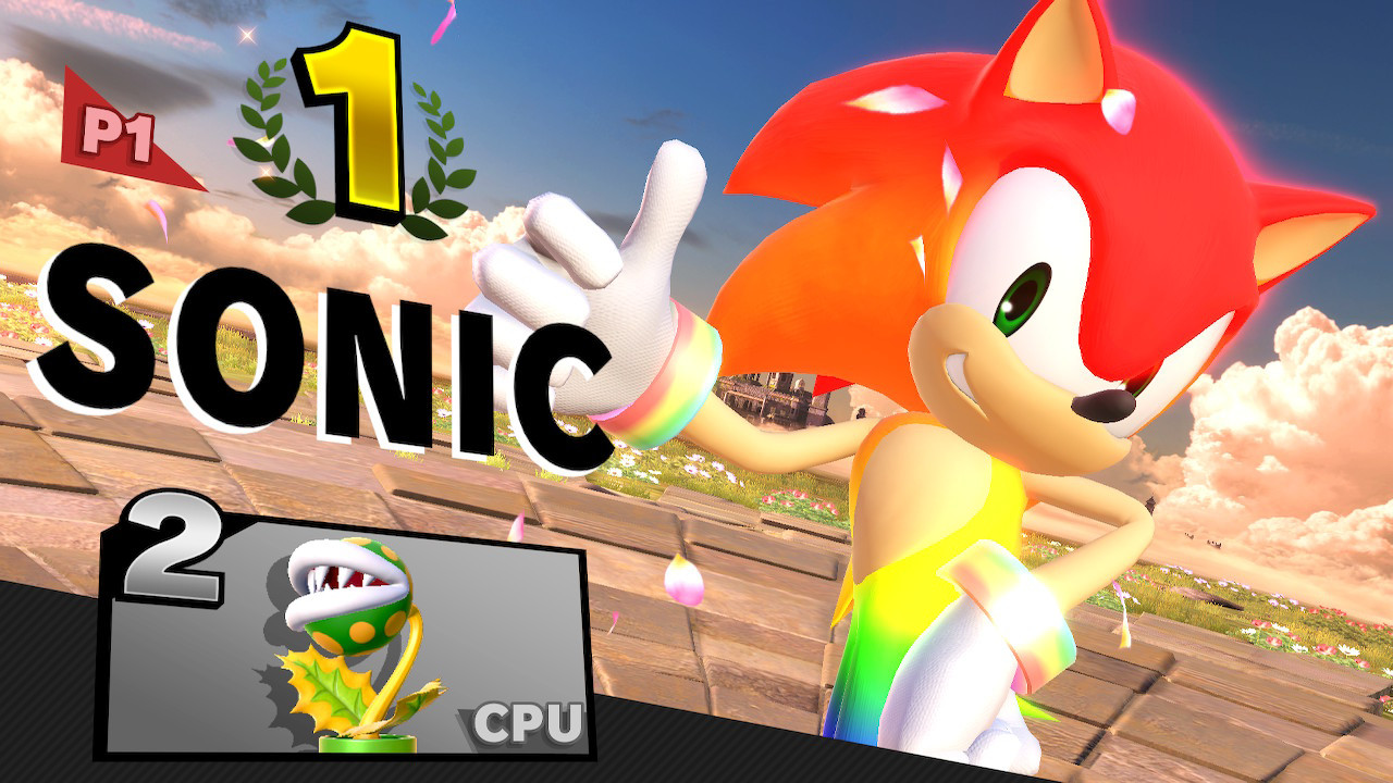 Rainbow Sonic Work In Progress for Super Smash Bros. Ultimate | SSBU ...