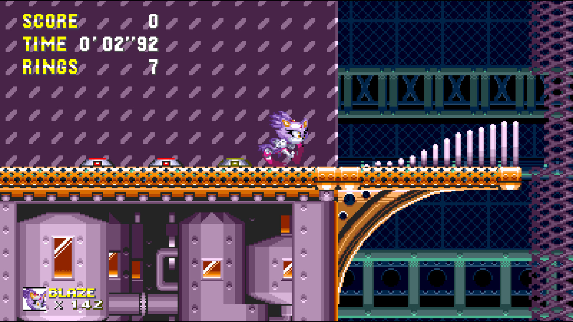 Blaze And Modgen Tails In S3AIR Work In Progress for Sonic 3 A.I.R. | S3AIR Works In Progress