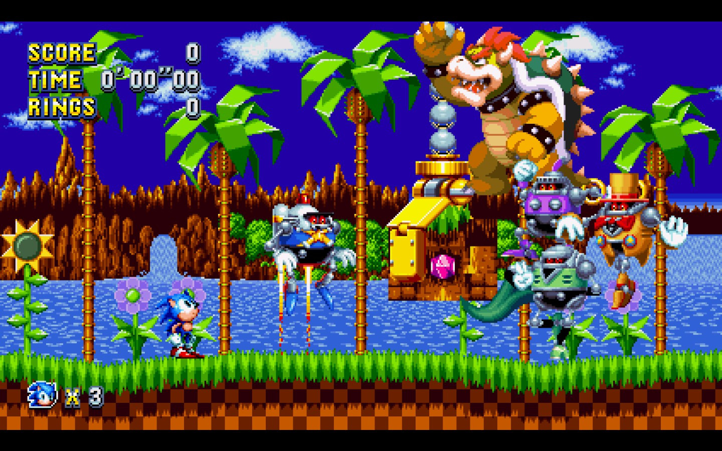 Bowser over Heavy King [Sonic Mania] [Works In Progress]