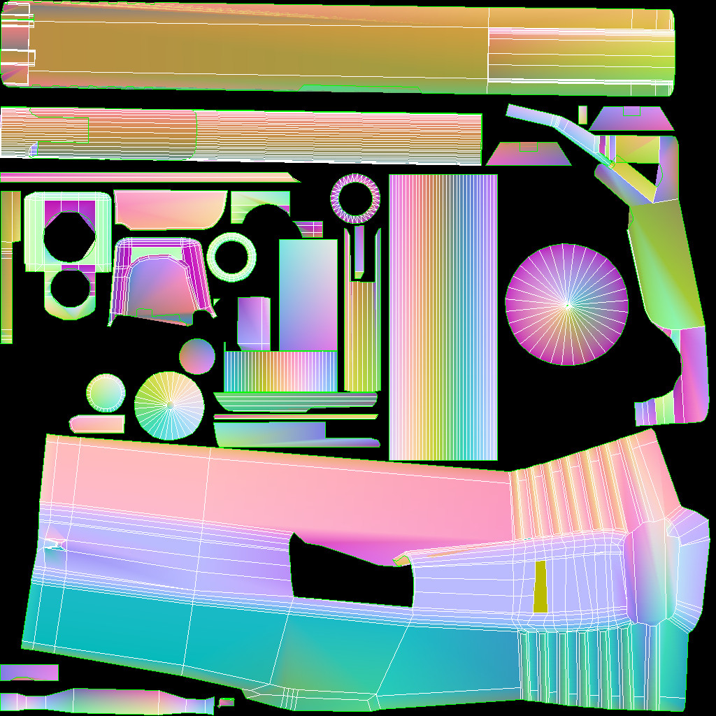 UV Maps/baking/texturing Work In Progress for Counter-Strike: Global ...