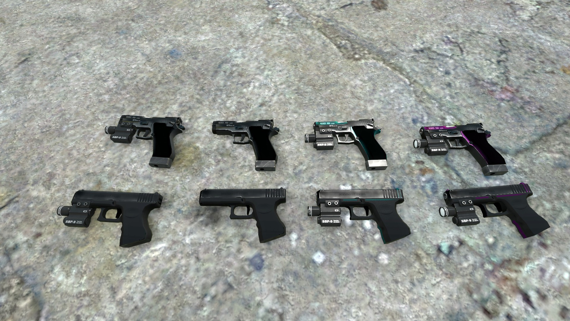 Enhanced Left 4 Dead Survivors Weapon Props Pack Work In Progress for ...