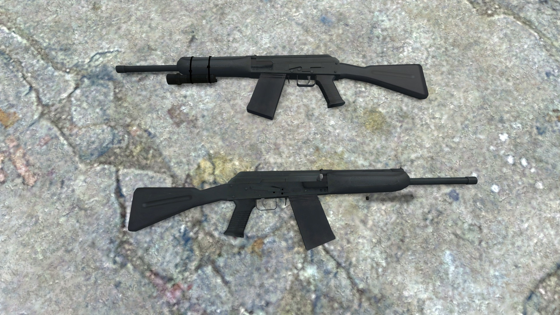 Enhanced Left 4 Dead Survivors Weapon Props Pack Work In Progress for ...