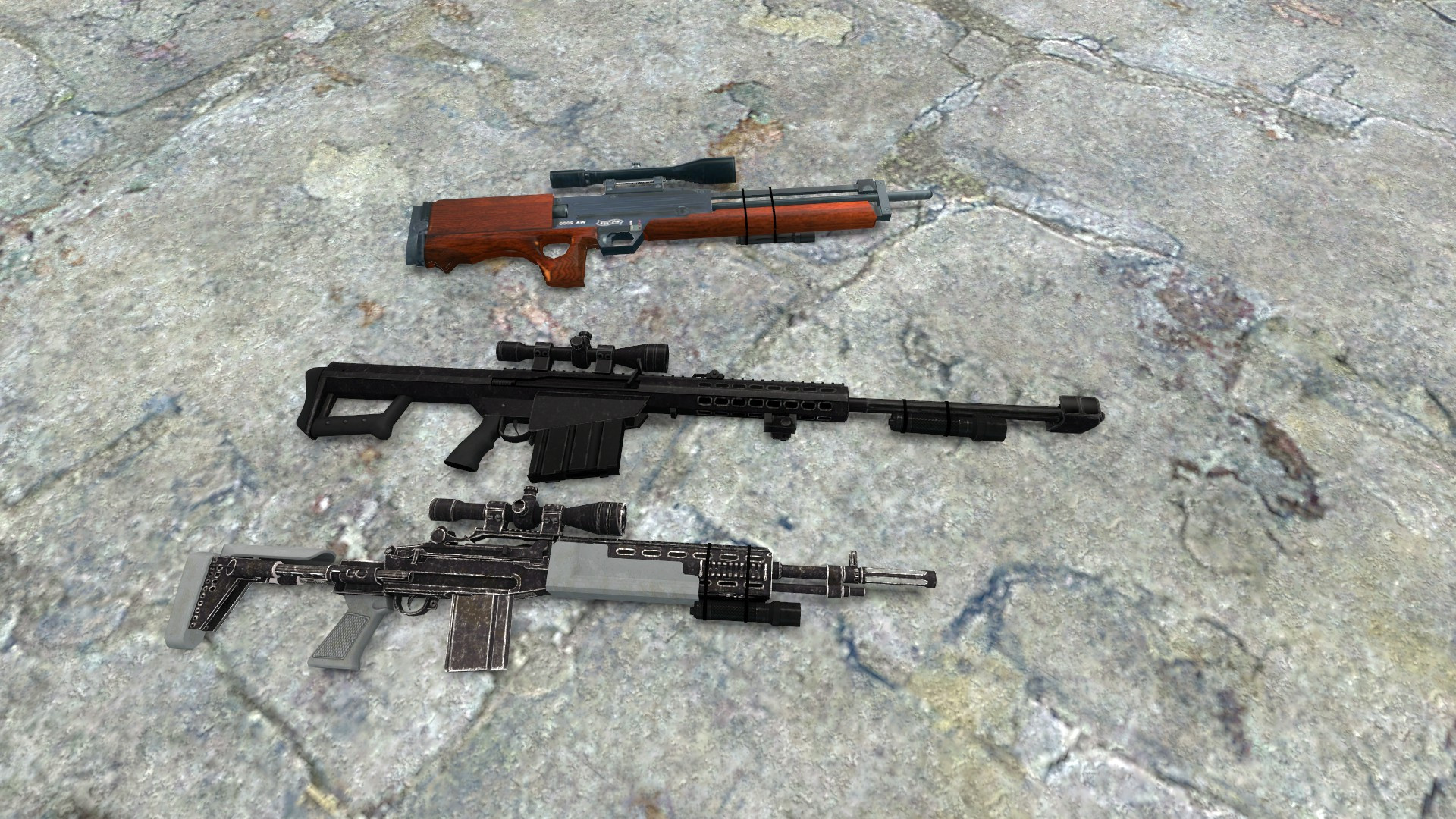 Enhanced Left 4 Dead Survivors Weapon Props Pack Work In Progress for ...