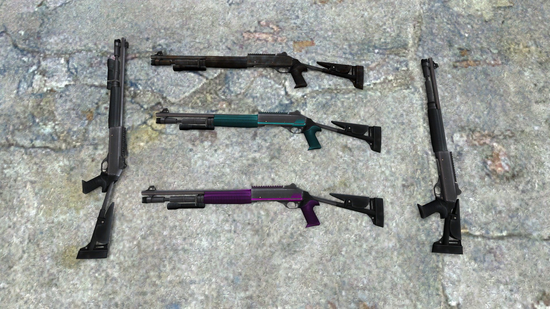 Enhanced Left 4 Dead Survivors Weapon Props Pack Work In Progress for ...
