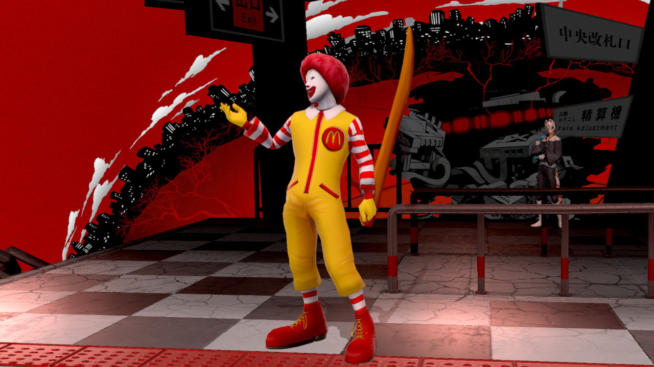 Ronald McDonald over Sephiroth Work In Progress for Super Smash Bros ...