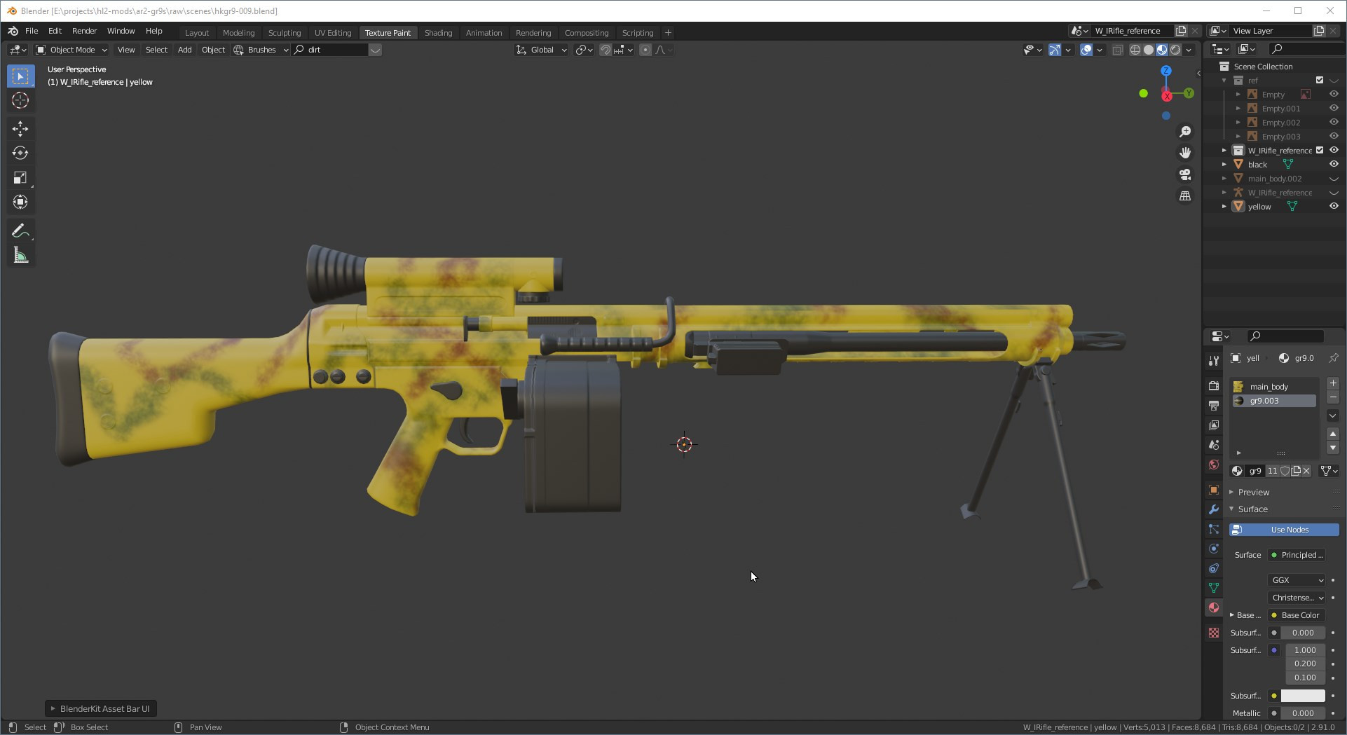 H&K GR-9S Work In Progress for Half-Life 2 | HL2 Works In Progress
