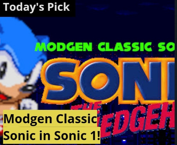 Modgen Classic Sonic in Sonic 1! [Sonic the Hedgehog (2013)] [Works In ...