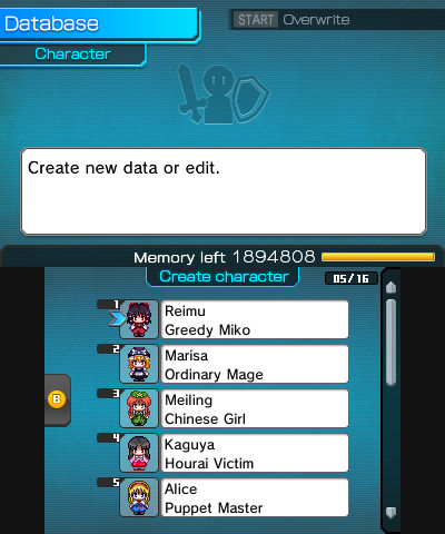 Touhou Hijack! V2 [RPG Maker Fes for Nintendo 3DS] [Works In Progress]