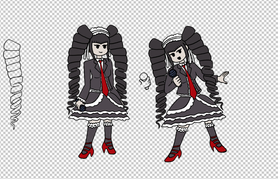 Celestia Ludenberg (WIP) [Friday Night Funkin'] [Works In Progress]