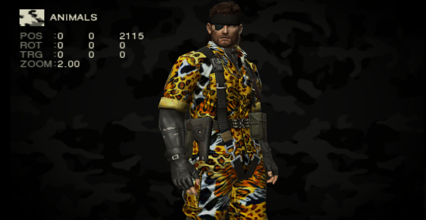 Enhanced Camouflage Mod for MGS3D (Finished) Work In Progress for Metal ...