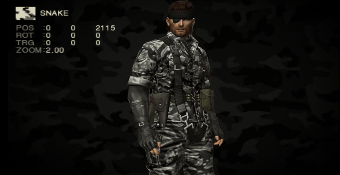 Enhanced Camouflage Mod for MGS3D (Finished) Work In Progress for Metal ...