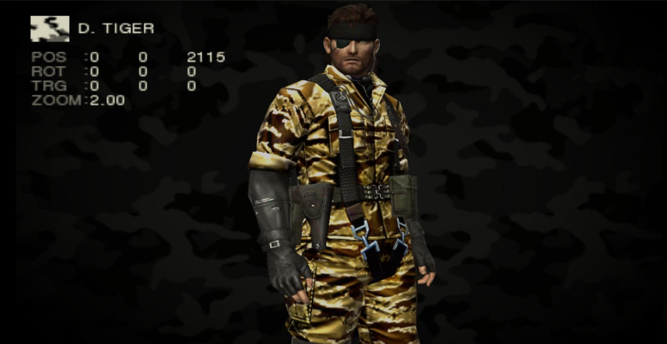 Enhanced Camouflage Mod for MGS3D (Finished) Work In Progress for Metal ...
