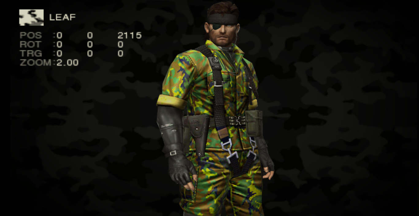 Enhanced Camouflage Mod for MGS3D (Finished) Work In Progress for Metal ...