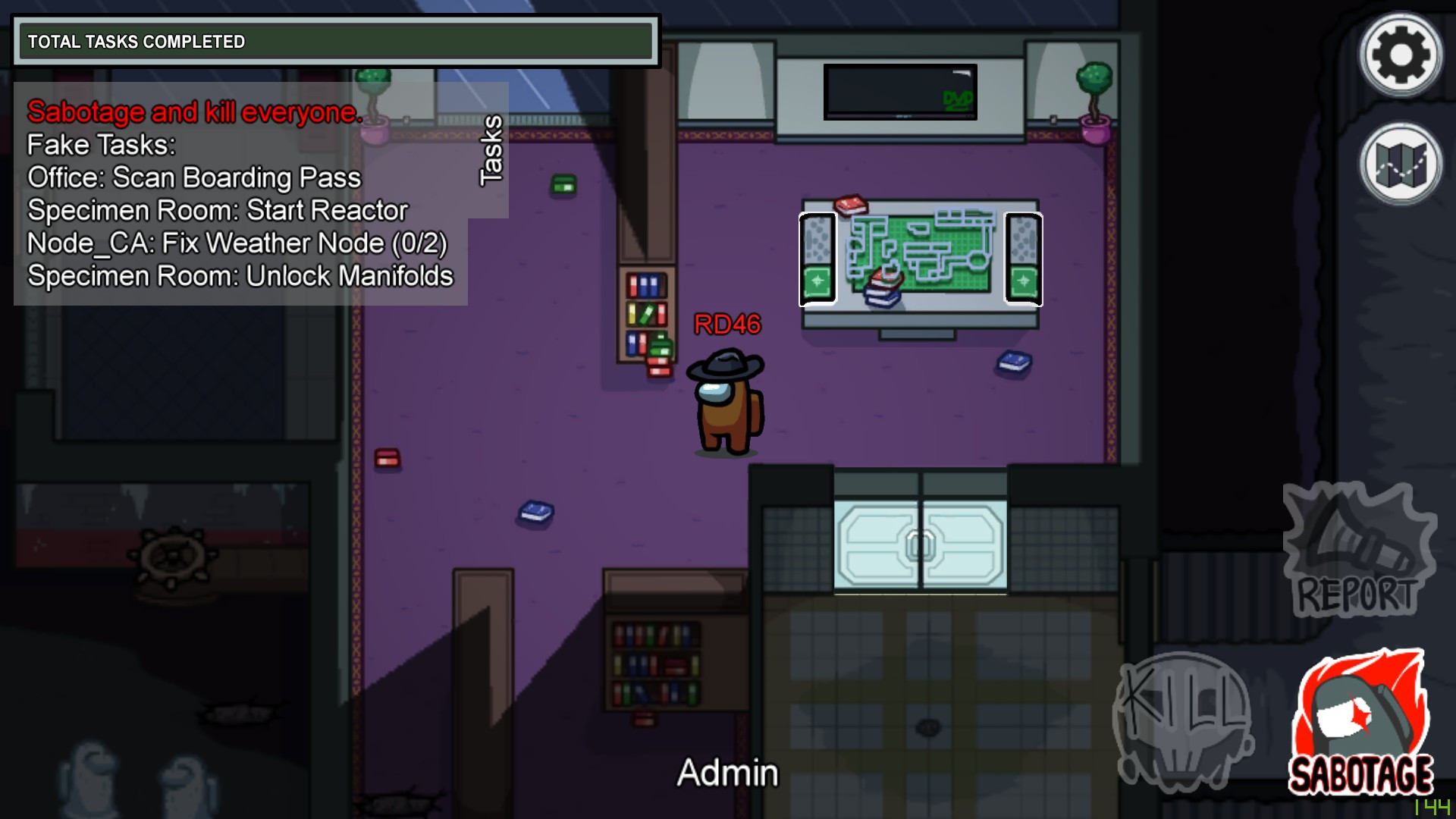 Among Us HD and Remake of Buttons [Among Us] [Works In Progress]