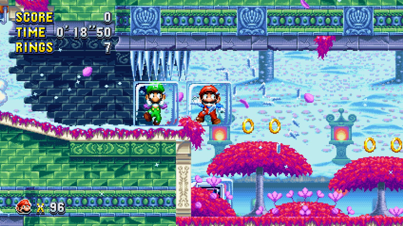 Classic Mario in Sonic Mania Plus Wip Work In Progress for Sonic Mania ...