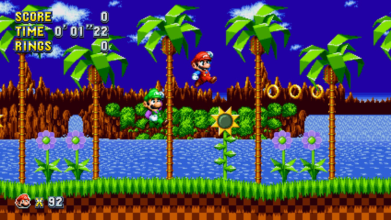 Classic Mario in Sonic Mania Plus Wip Work In Progress for Sonic Mania ...