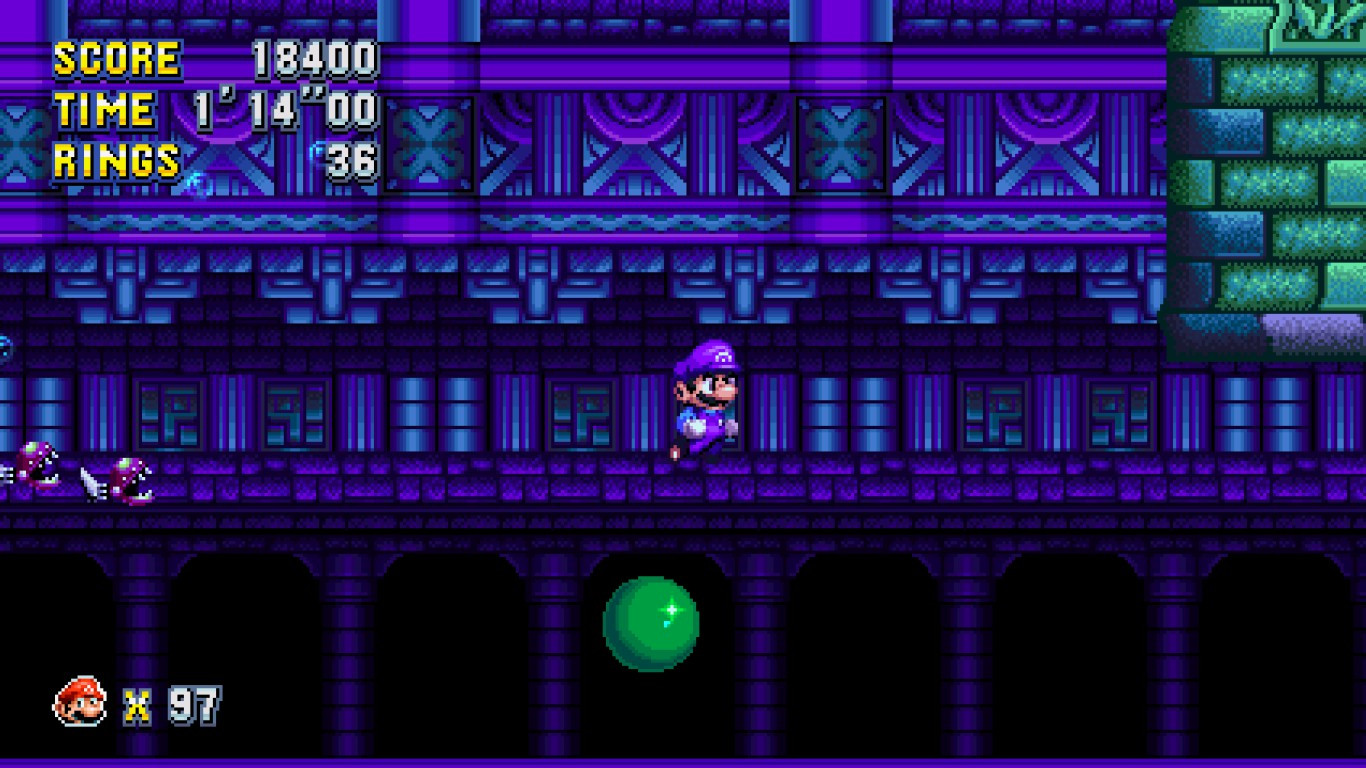 Classic Mario in Sonic Mania Plus Wip Work In Progress for Sonic Mania ...