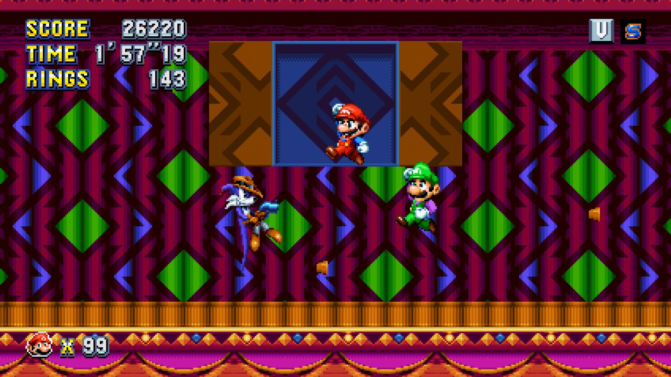 Classic Mario in Sonic Mania Plus Wip Work In Progress for Sonic Mania ...