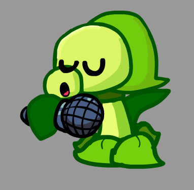 Peashooter As BF (WIP) [Friday Night Funkin'] [Works In Progress]