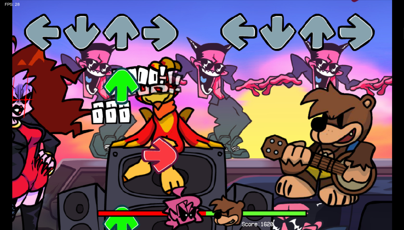 Banjo & Kazooie over Boyfriend and Girlfriend [Friday Night Funkin ...