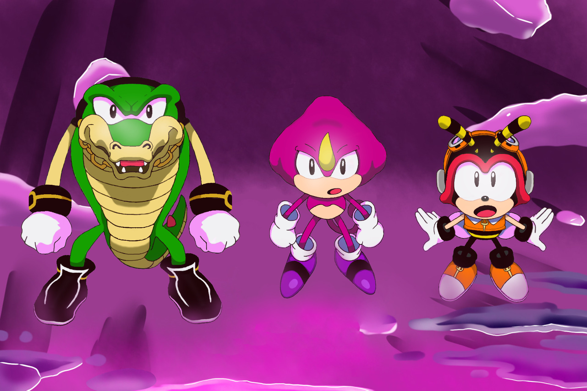 Chaotix Mania Plus Work In Progress for Sonic Mania | SM Works In Progress