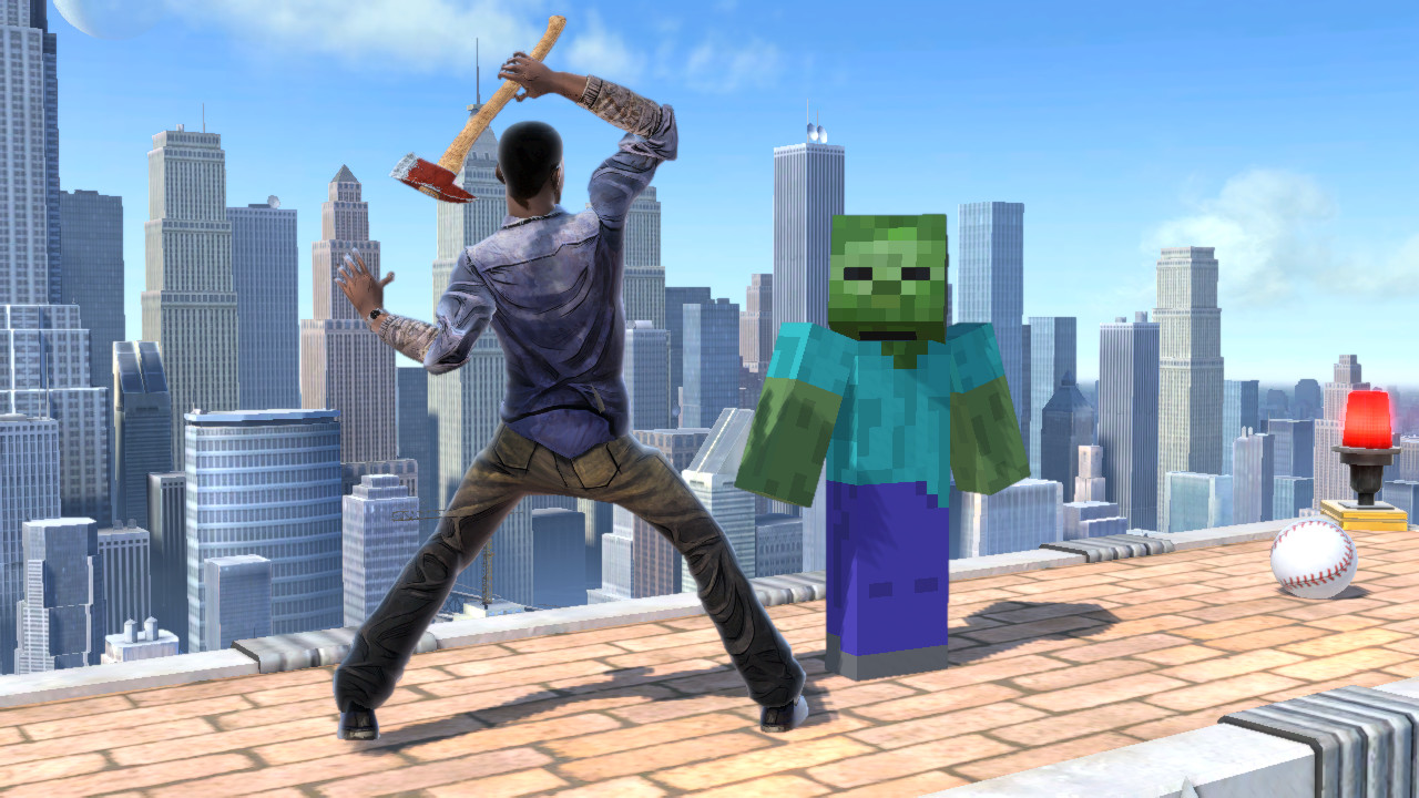 Lee Everett (The Walking Dead) Work In Progress for Super Smash Bros ...