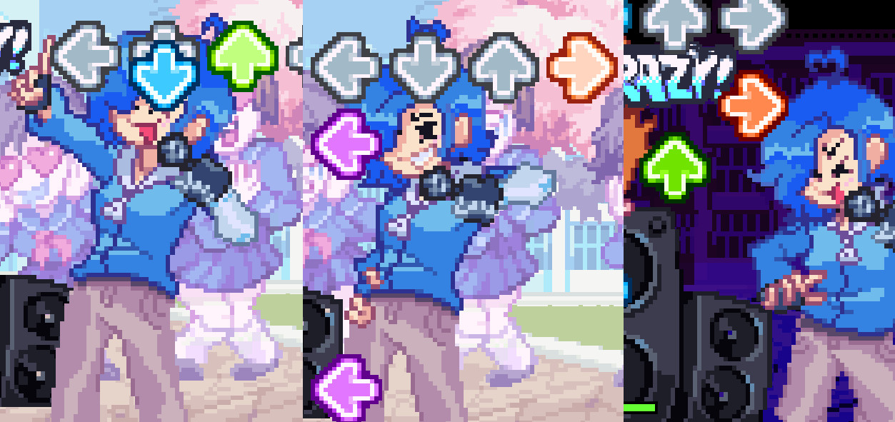 Pixel Tari over Pixel BF (SMG4 Pack Add-on) Work In Progress for Friday ...