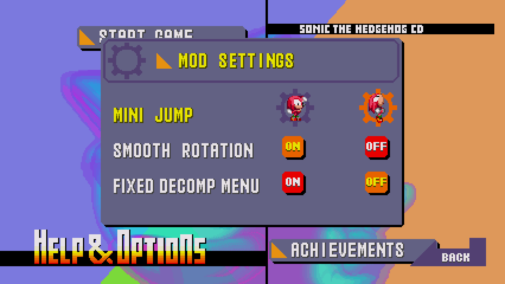 Knuckles The Echidna in Sonic CD [Sonic CD (2011)] [Works In Progress]