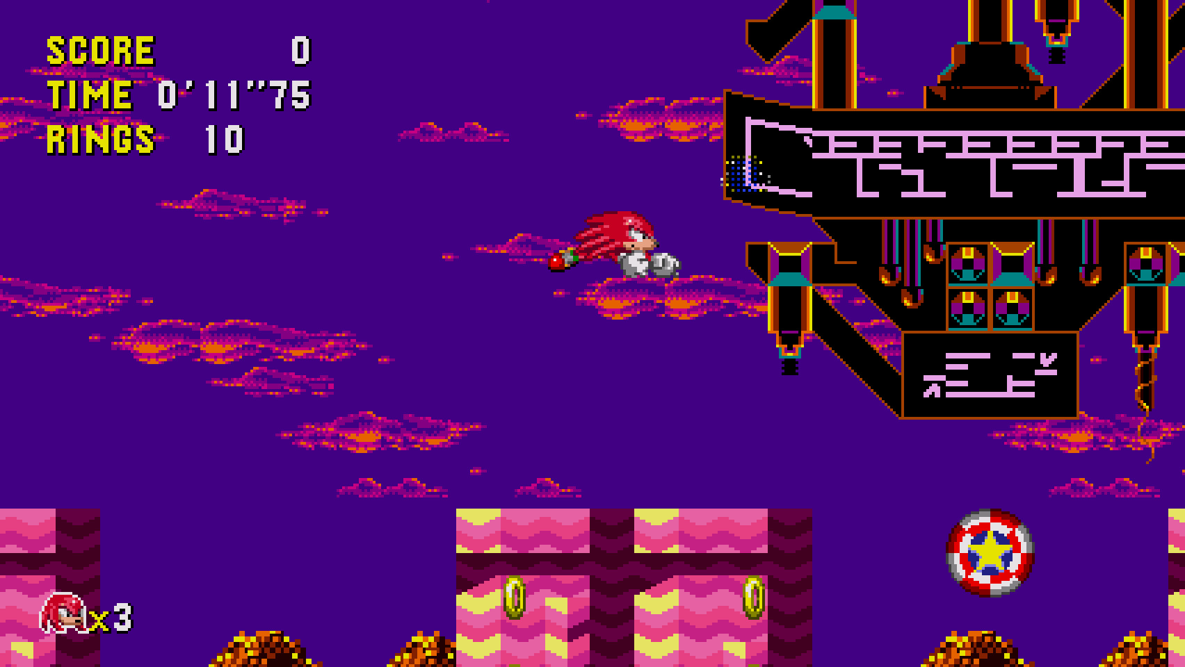 Knuckles The Echidna in Sonic CD Work In Progress for Sonic CD (2011 ...