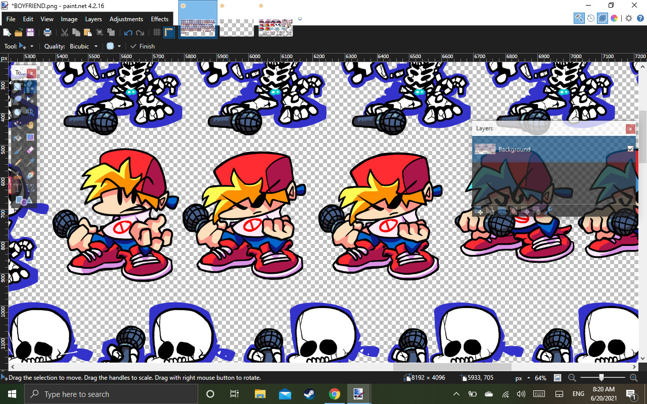 Super Boyfriend Work In Progress for Friday Night Funkin' | FNF Works ...