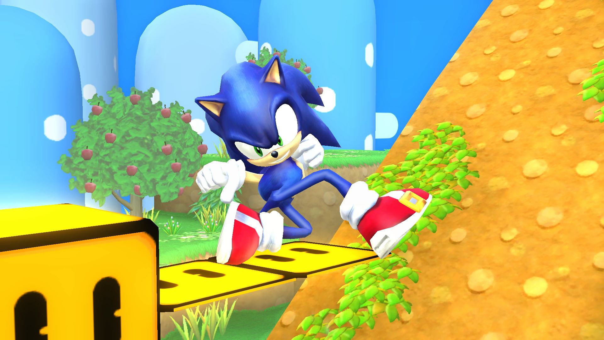Brawl Sonic (WIP) Work In Progress for Super Smash Bros. (Wii U ...