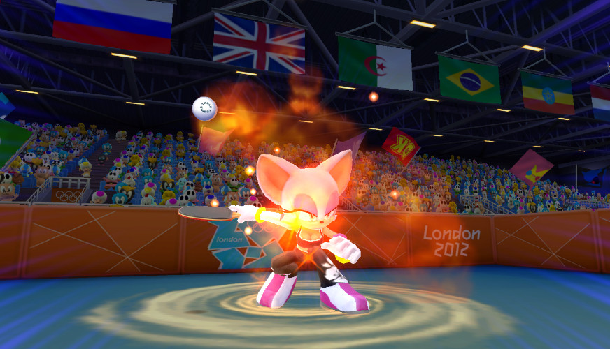 Rouge Work In Progress for Mario & Sonic at the London 2012 Olympic ...