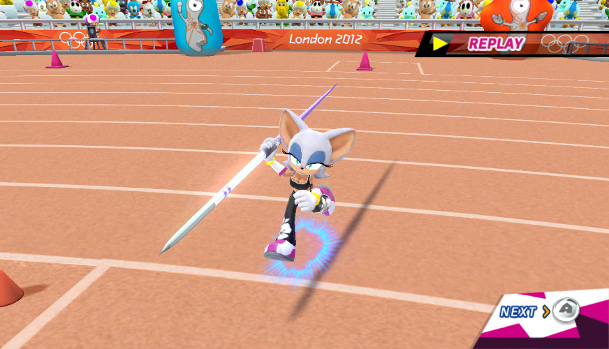 Rouge Work In Progress for Mario & Sonic at the London 2012 Olympic ...