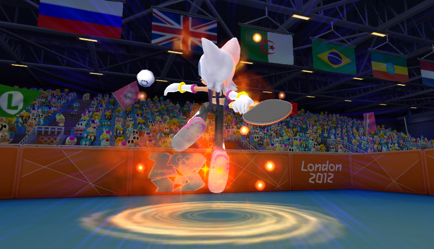 Rouge Work In Progress for Mario & Sonic at the London 2012 Olympic ...