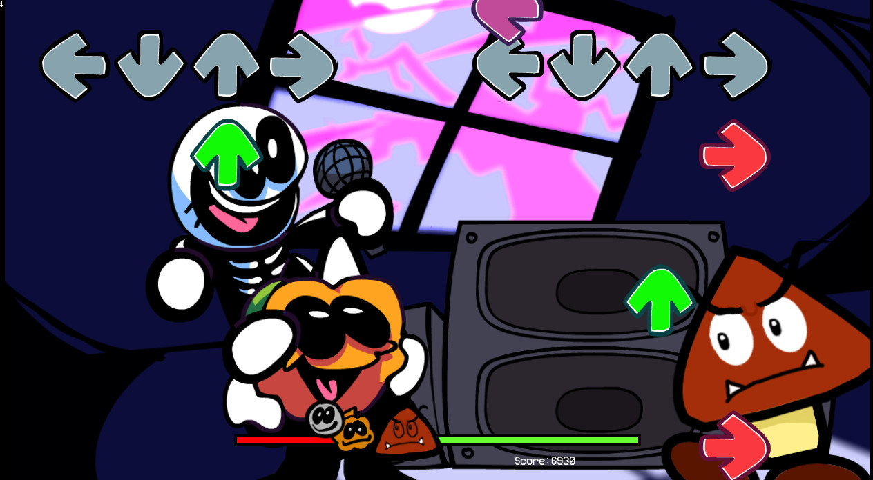 Playable Goomba Work In Progress for Friday Night Funkin' | FNF Works ...