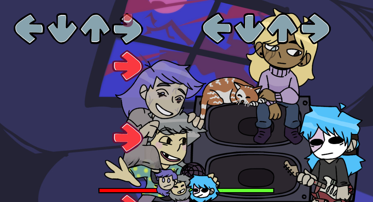 FNF x Sally Face mod! (WIP) Work In Progress for Friday Night Funkin ...