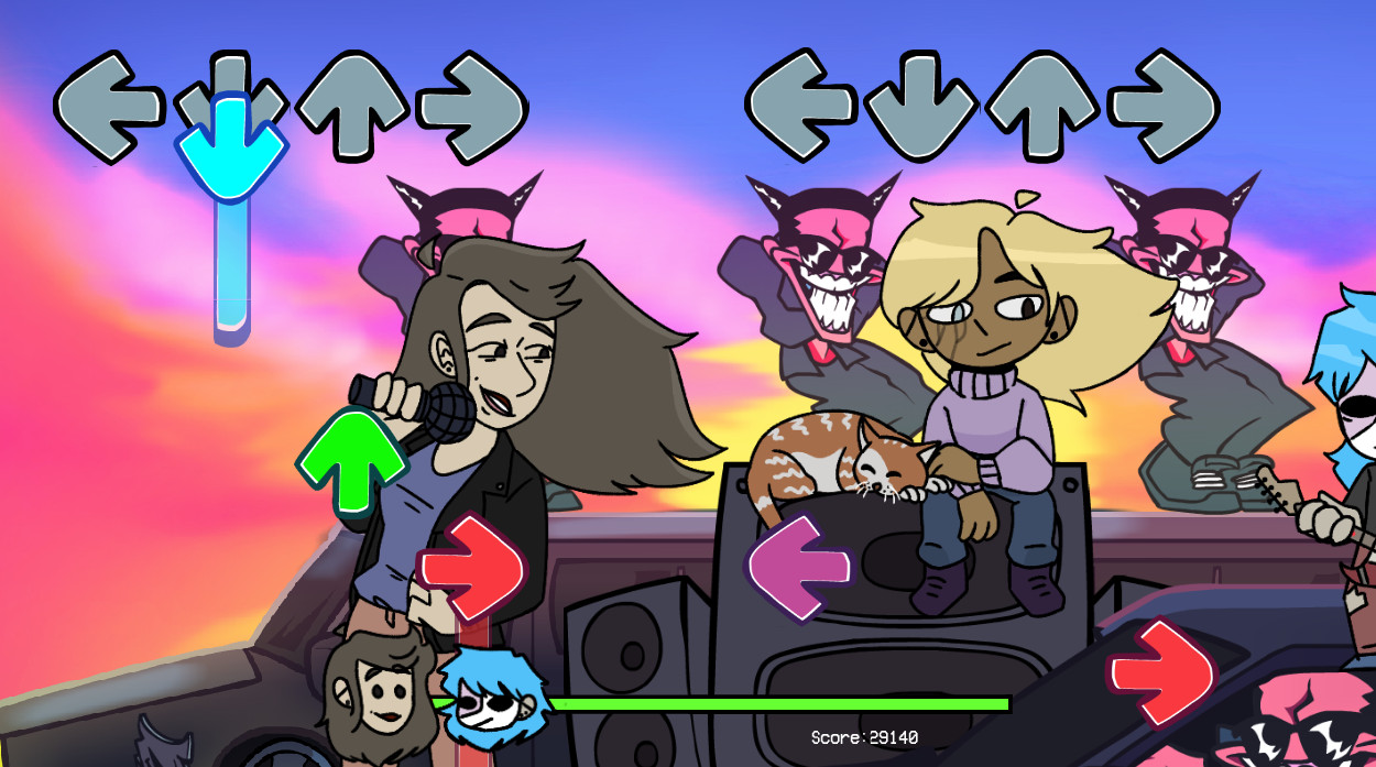 FNF x Sally Face mod! (WIP) Work In Progress for Friday Night Funkin ...