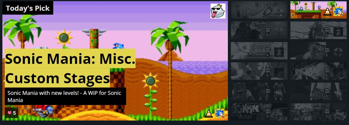Sonic Mania: Misc. Custom Stages [Sonic Mania] [Works In Progress]