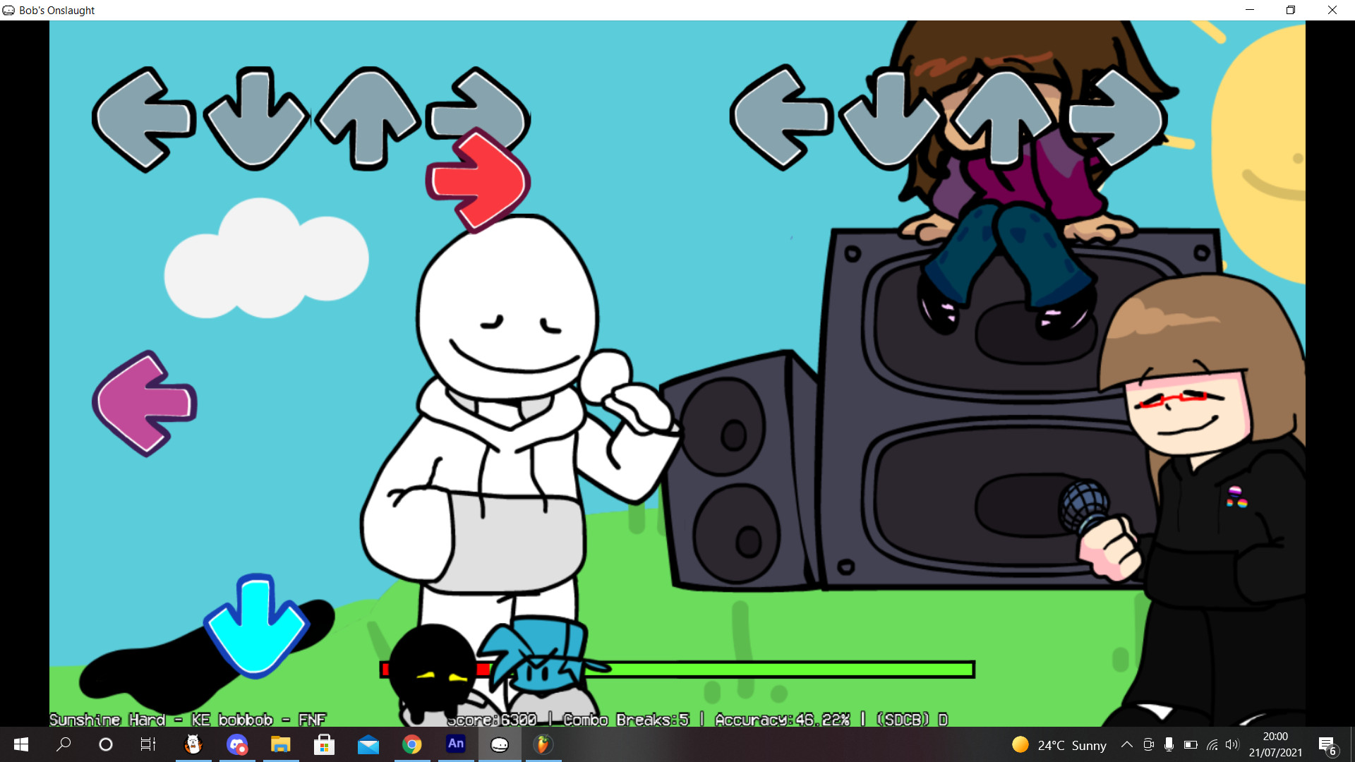 Humanoid Bob Mod! | Literally every fnf mod ever [Friday Night Funkin ...