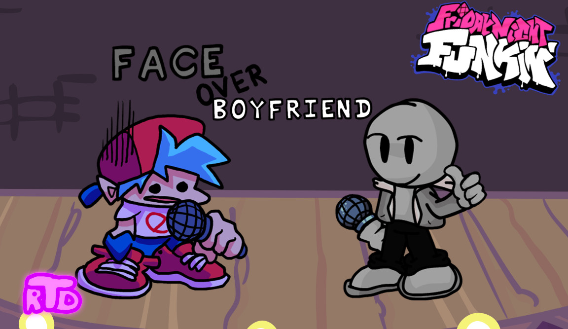 Face over Boyfriend [LEGACY] Work In Progress for Friday Night Funkin ...