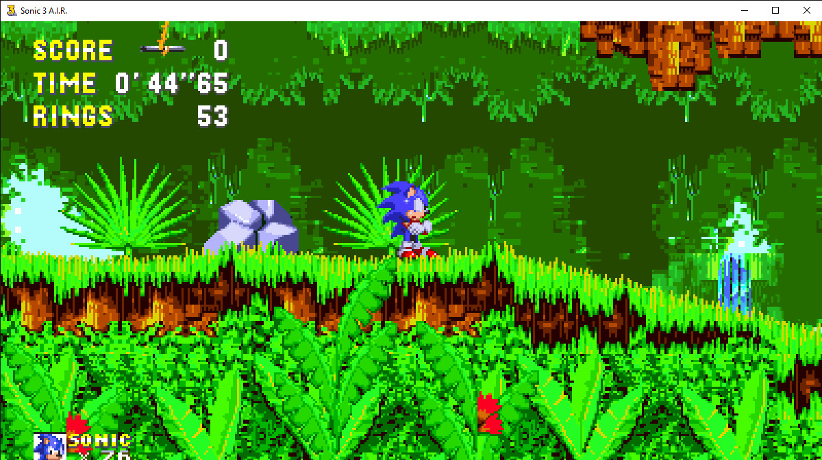 Genesis Composition Sonic in S3AIR Work In Progress for Sonic 3 A.I.R. | S3AIR Works In Progress