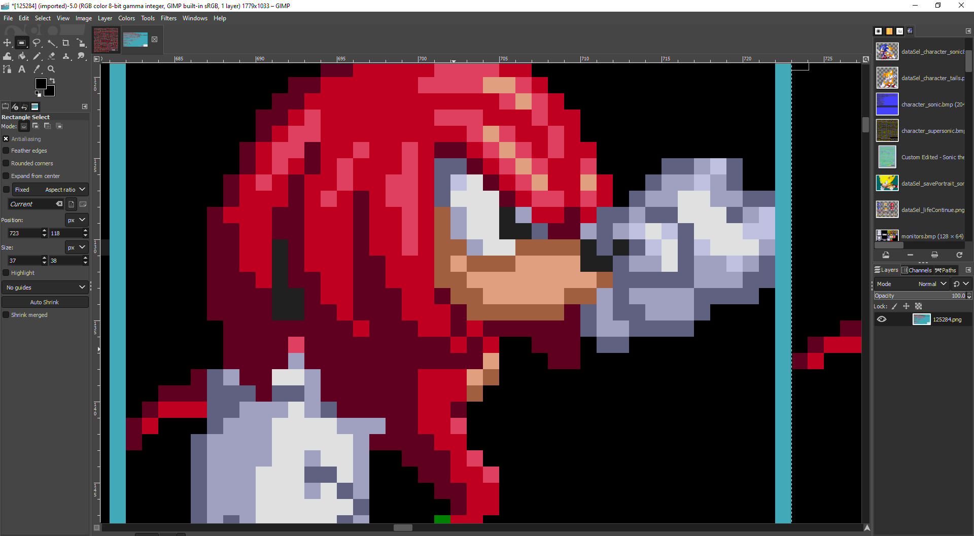 Prototype Knuckles Work In Progress for Sonic 3 A.I.R. | S3AIR Works In ...