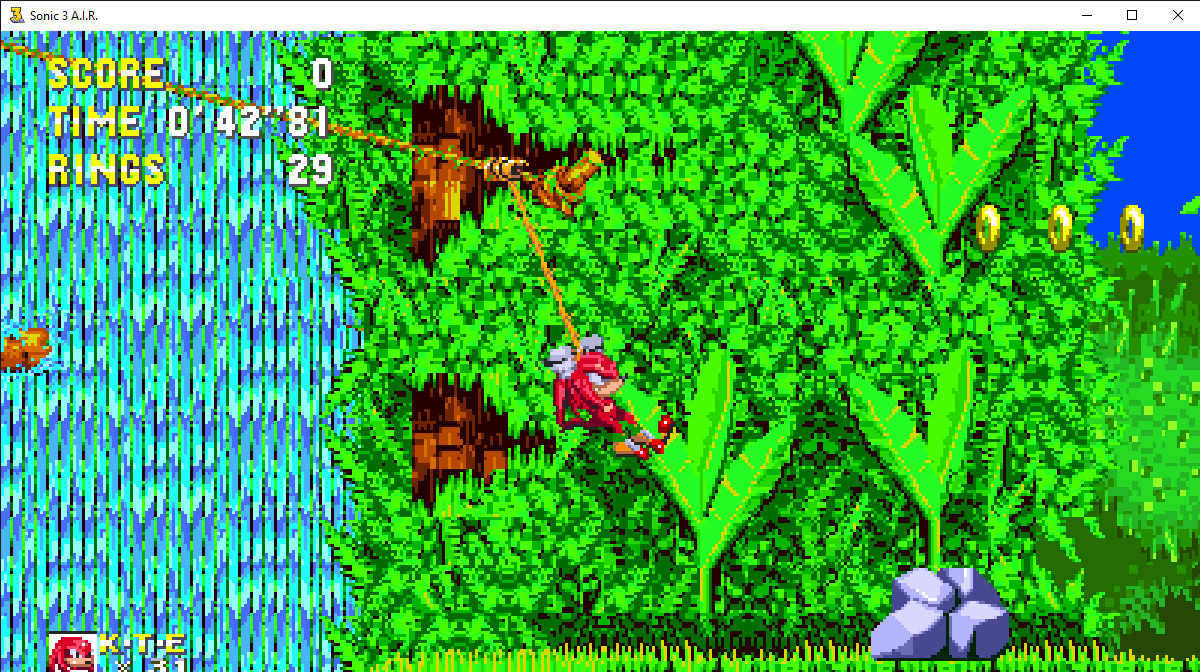 Prototype Knuckles Work In Progress for Sonic 3 A.I.R. | S3AIR Works In ...