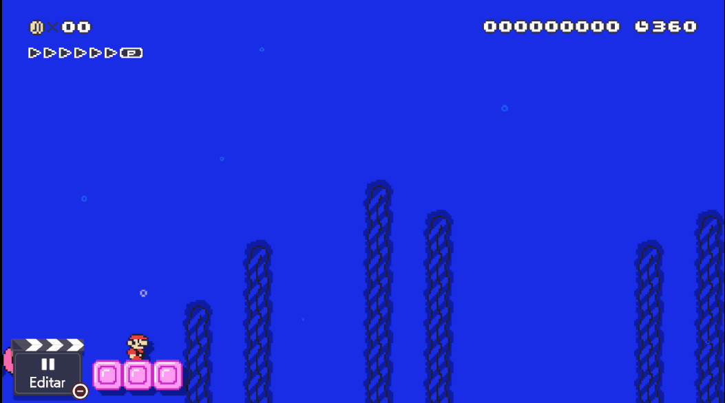 S3: BG Underwater & SMW: BG Woods Animation [Super Mario Maker 2 ...