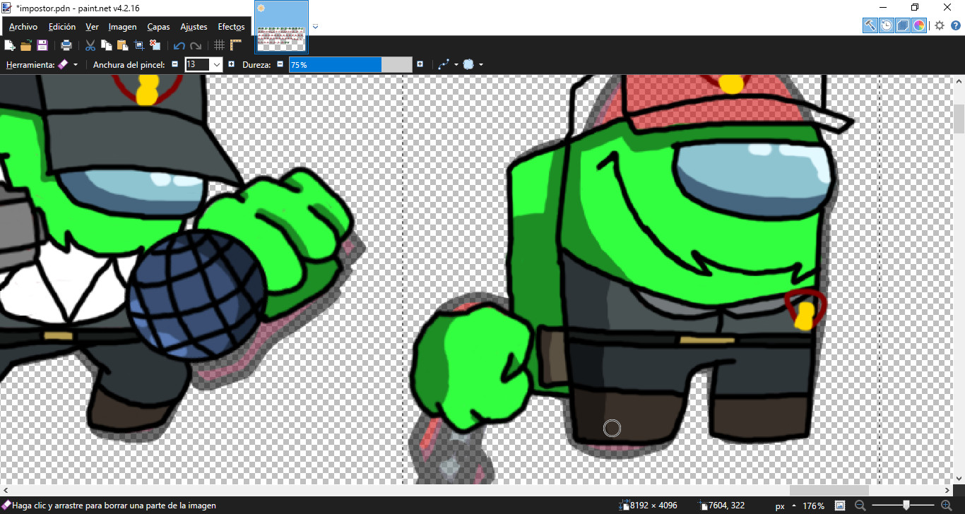 Dani SUS over impostor [Friday Night Funkin'] [Works In Progress]