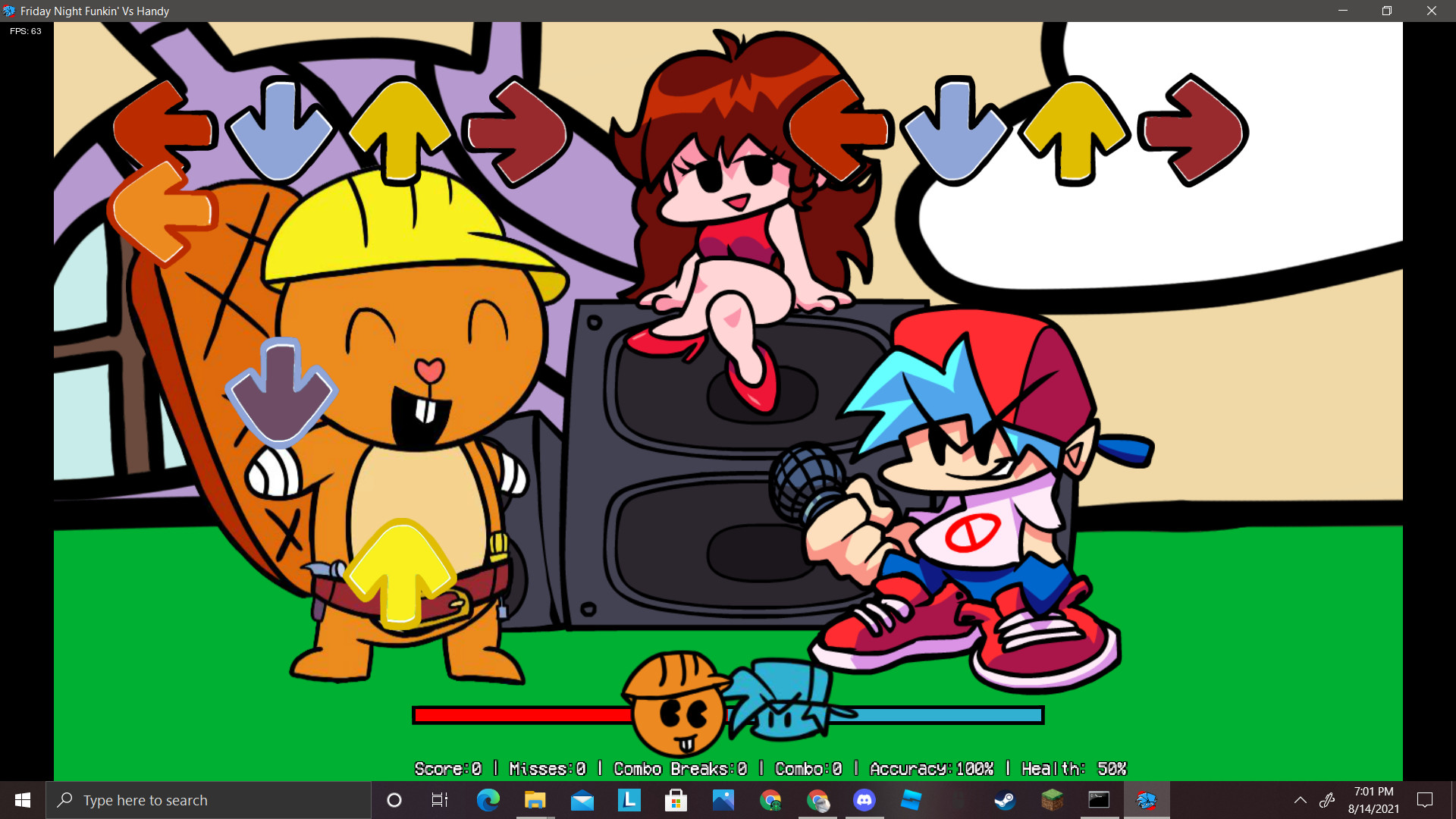 Happy Tree Funkin: Vs Handy Work In Progress for Friday Night Funkin ...