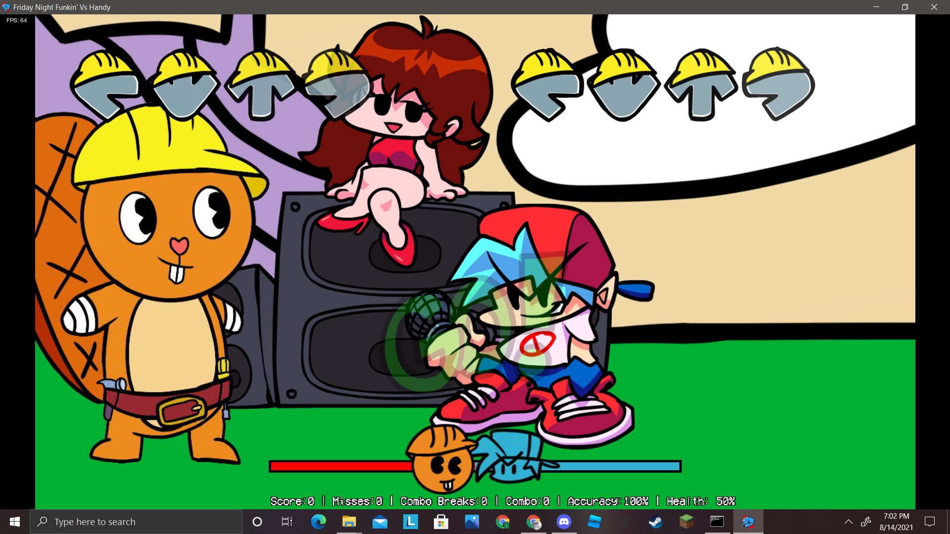 Happy Tree Funkin: Vs Handy Work In Progress for Friday Night Funkin ...